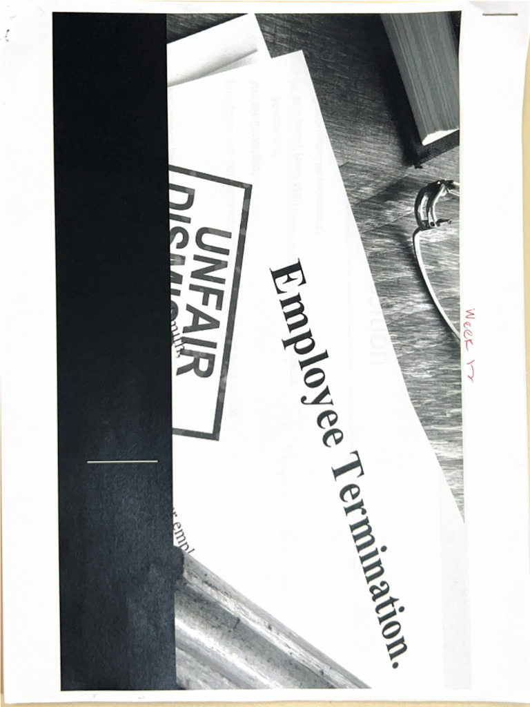 Unfair Dismissal Part 1 | PDF