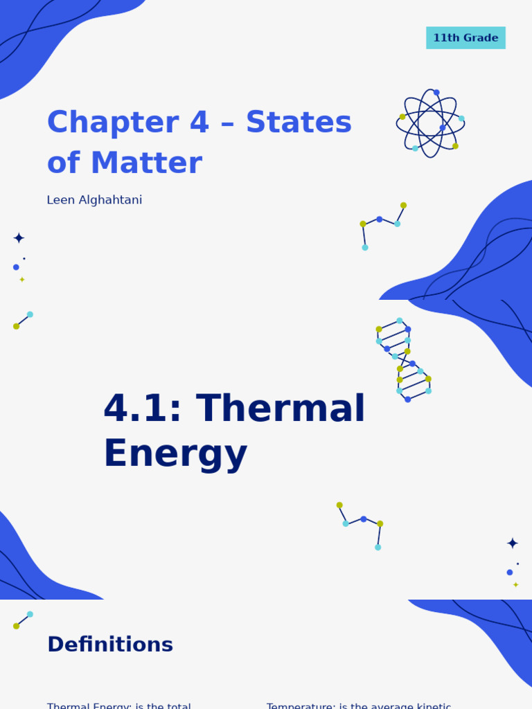 Chapter 4 States of Matter | PDF | Heat | Buoyancy