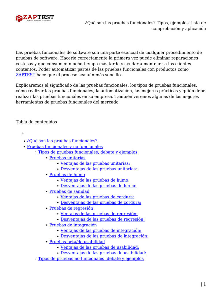 ¿Qué Son Las Pruebas Funcionales - Tipos, Ejemplos, Lista de ...