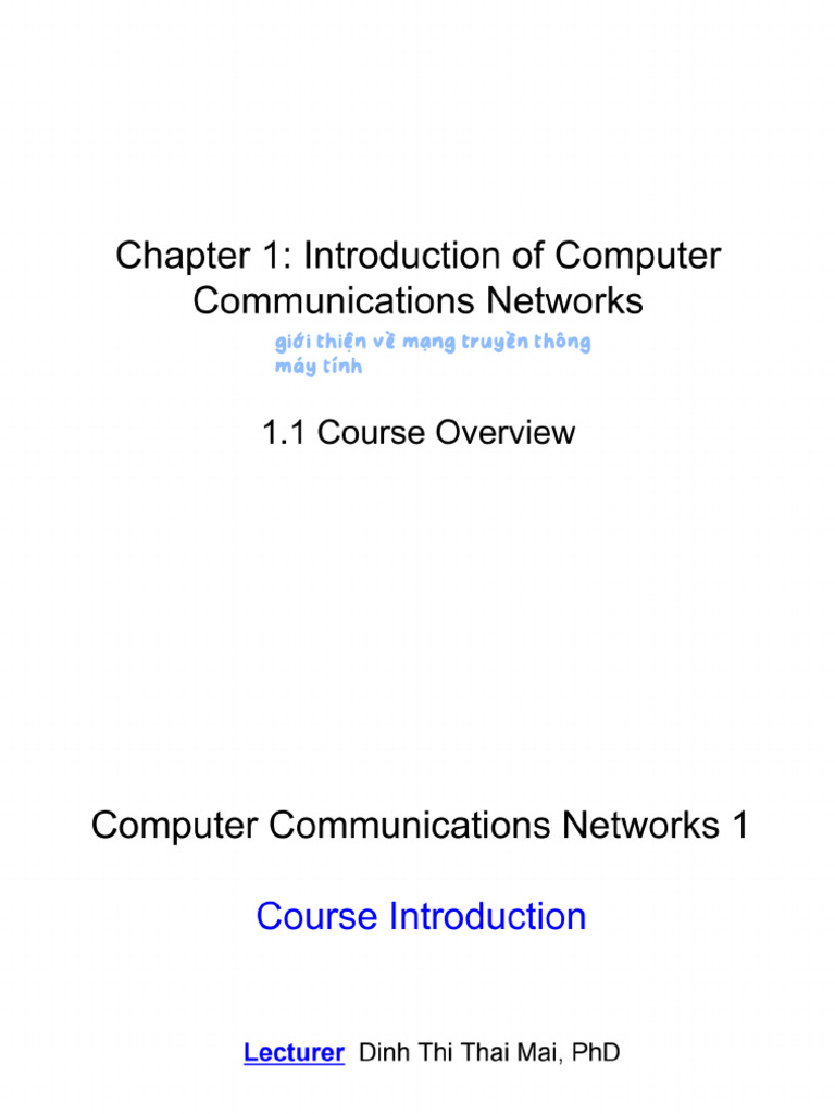 Lesson1 1－Course-Overview (1) | PDF