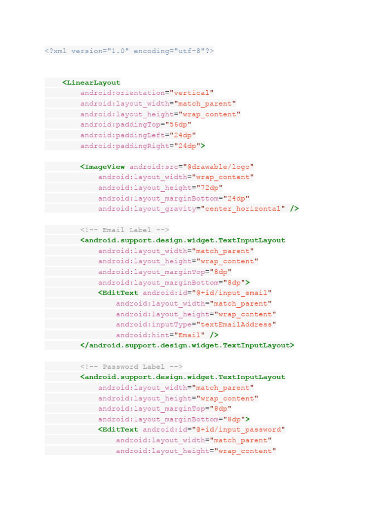 How to Design Linear Layout in Android Studio By Meer | PDF