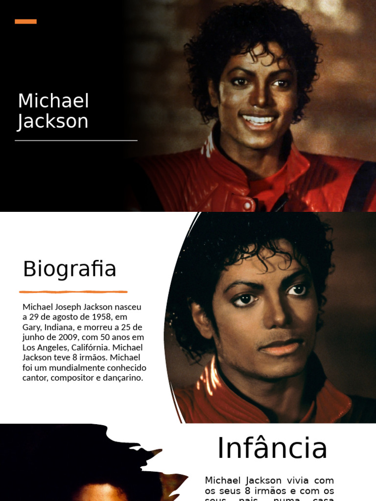 Biografia de Michael Jackson: Rei do Pop | PDF