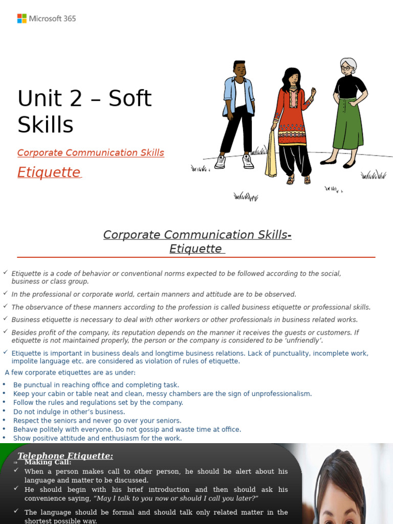 Corporate Communication Etiquette Guide | PDF | Etiquette | Social Psychology