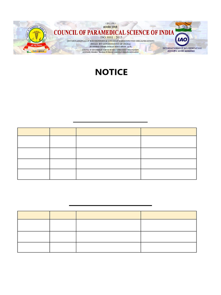 PGDMLT Final Time Tabel 2023-24. | PDF