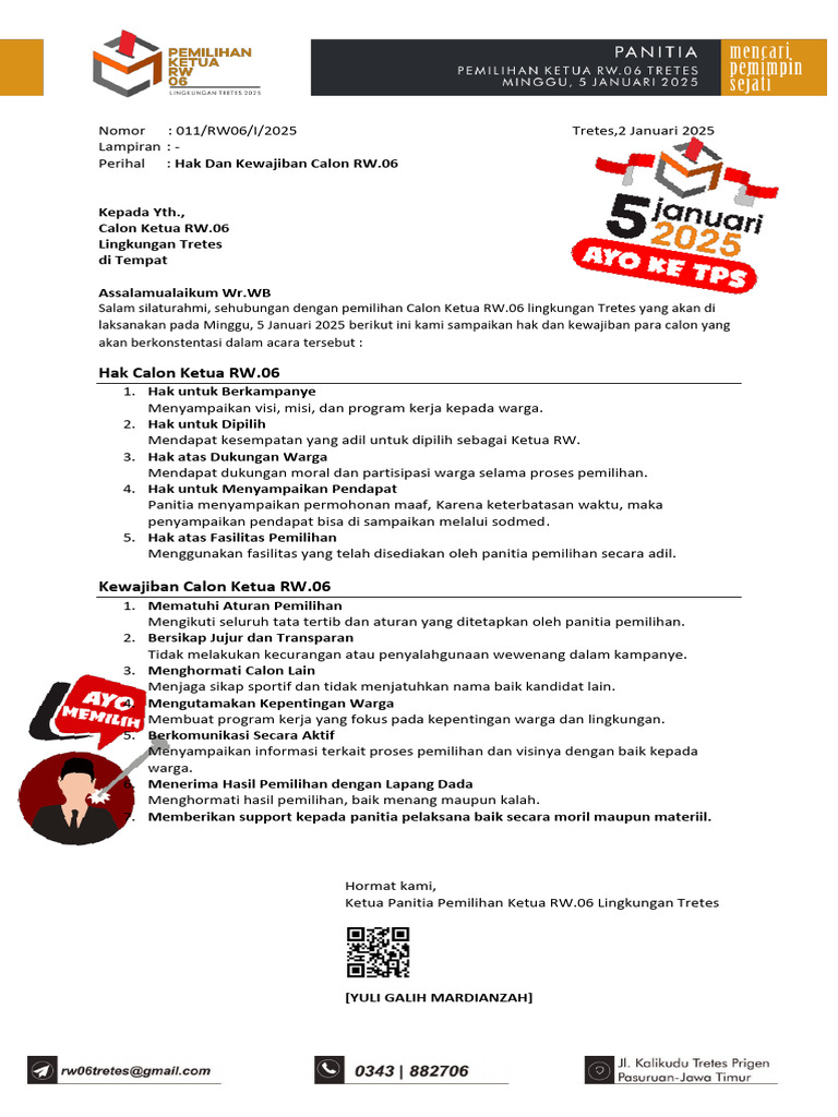 Hak Dan Kewajiban Calon | PDF