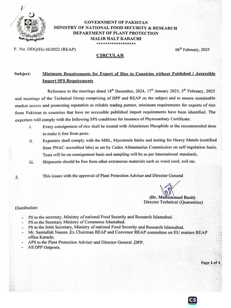 Circular Dated 6th Feb 2024 | PDF