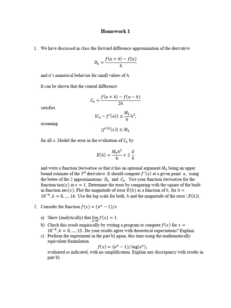 CSc301_HW1_Spring2025 | PDF | Summation | Standard Deviation