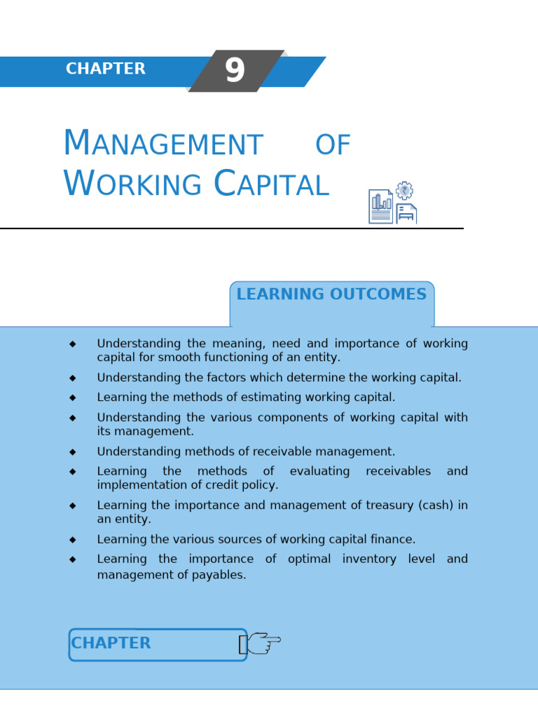 Chapter 9 Management of Working Capital Track Change 2 | PDF | Working Capital | Inventory