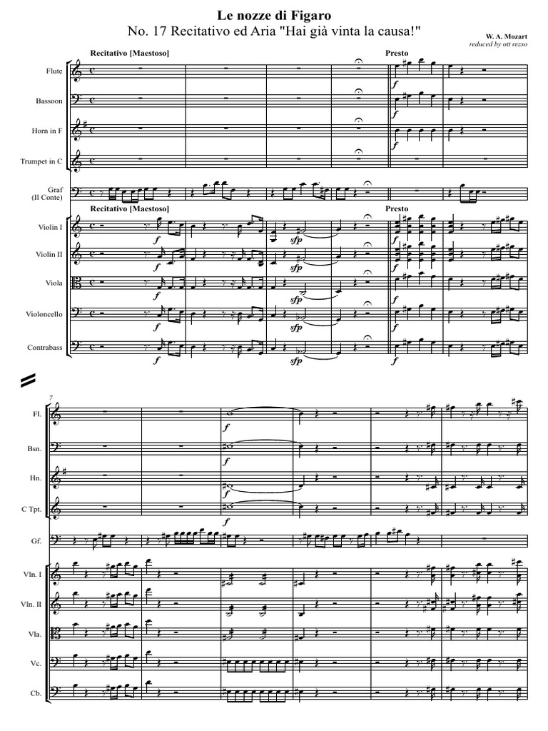 Hai Già Vinta La Causa - 00 - Full Score | PDF