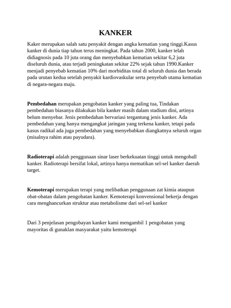 KANKER | PDF