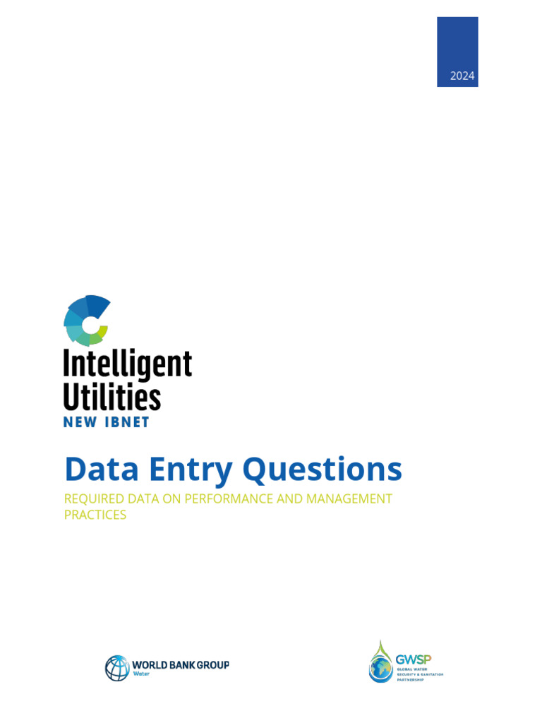 NewIBNET Required Data Entry Questions 2024 | PDF | Sanitary Sewer ...