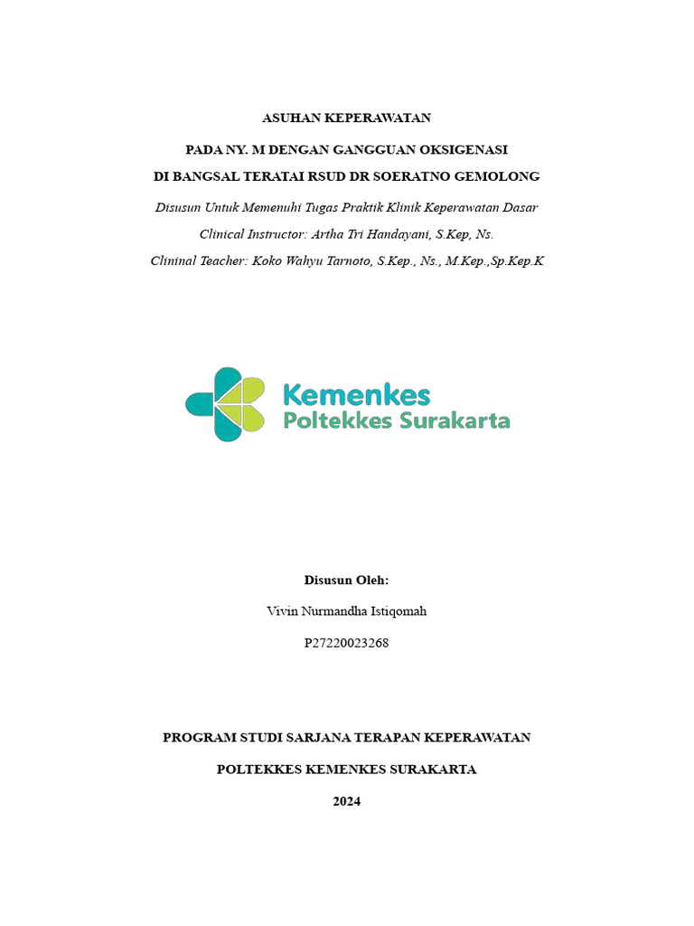 Askep Oksigenasi | PDF