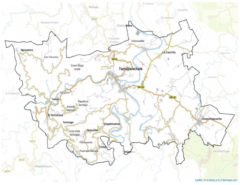 mapa tamazunchale | PDF