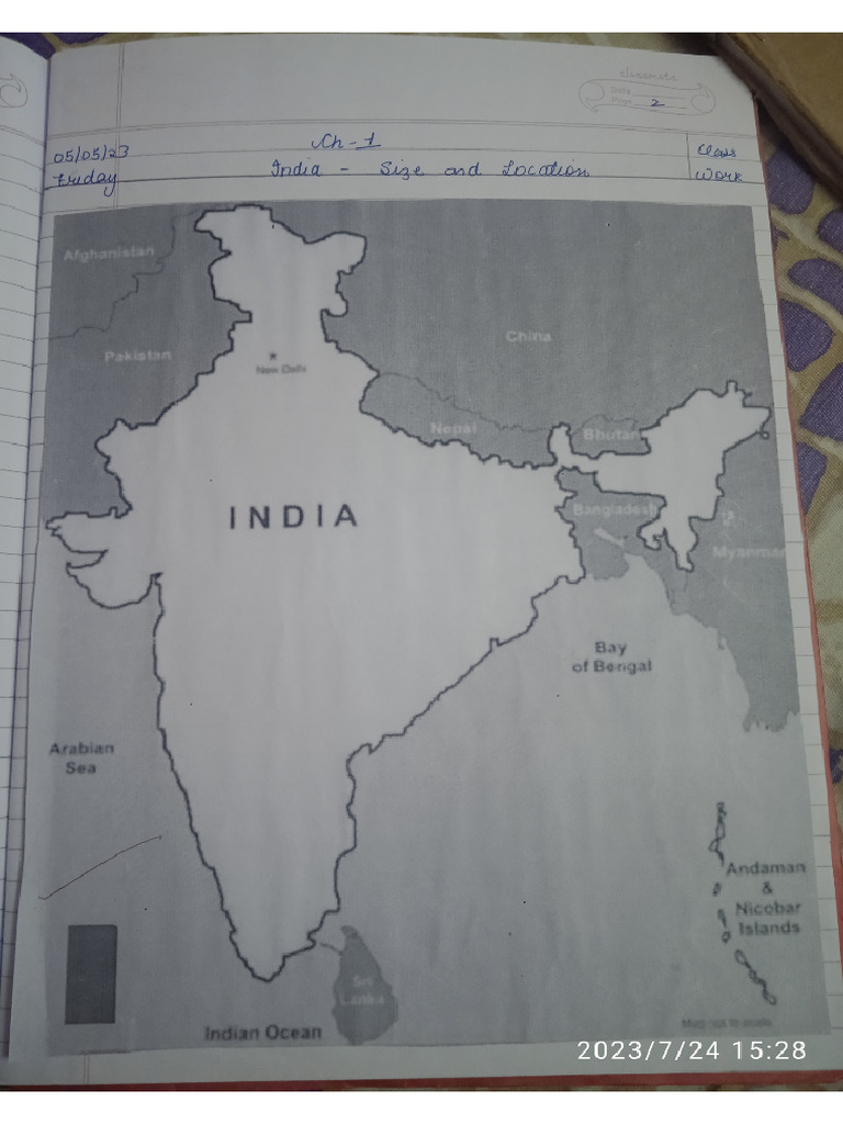 India - Size And Location | PDF