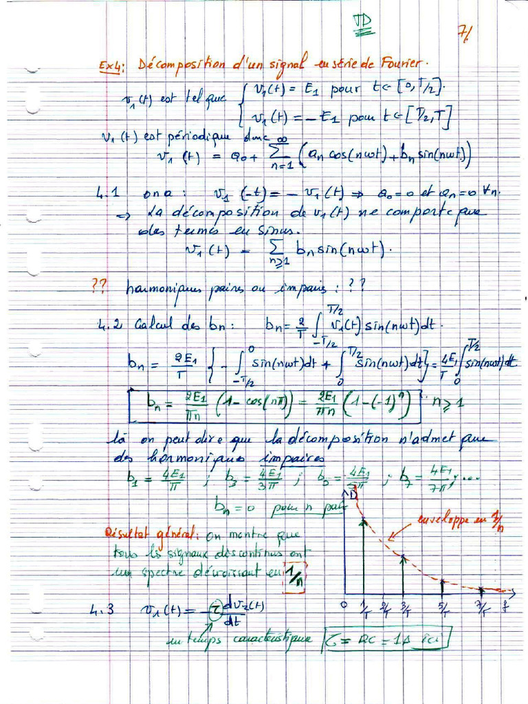Exo4-5-6-7Analysespectrale1 | PDF