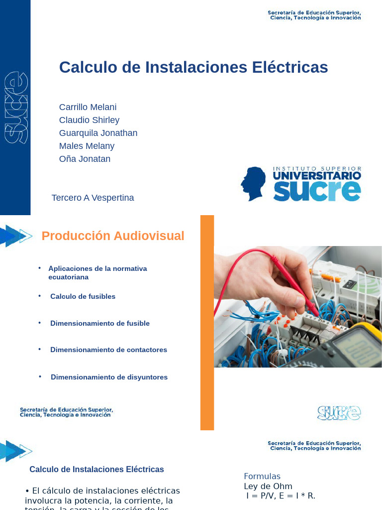 Cálculo de Instalaciones Eléctricas | PDF
