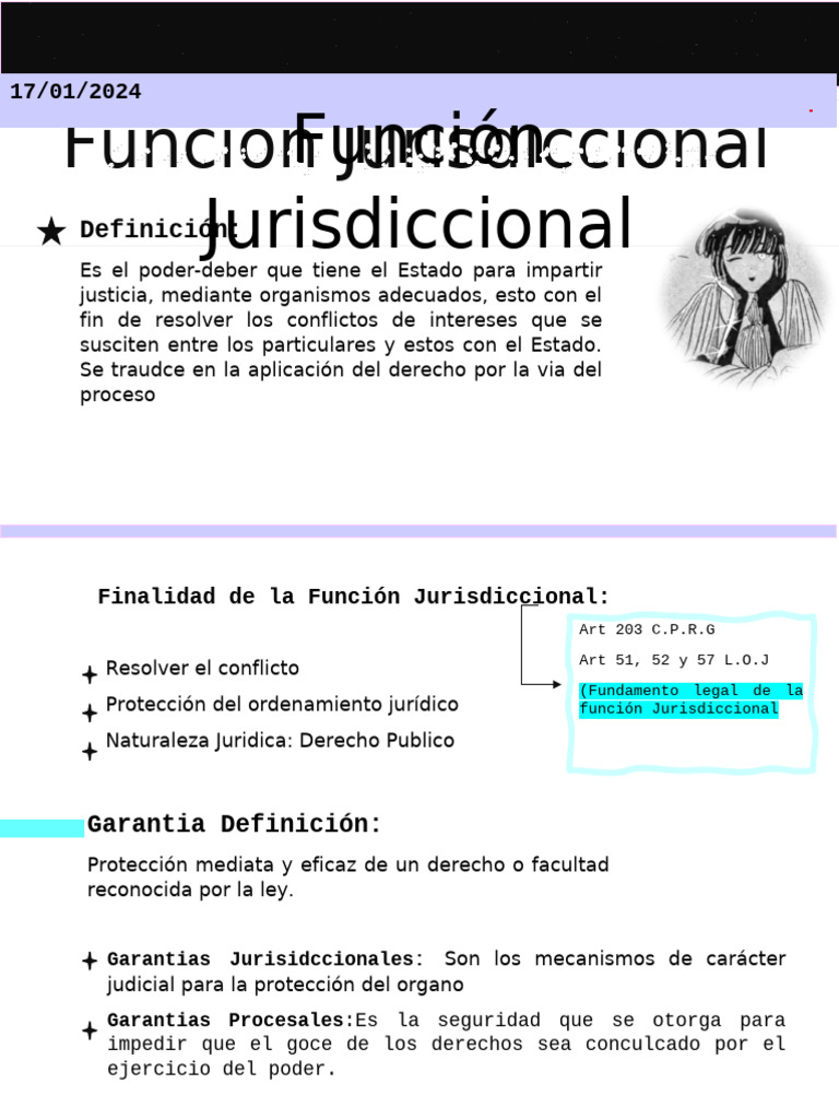 Funcion Jurisdiccional | PDF