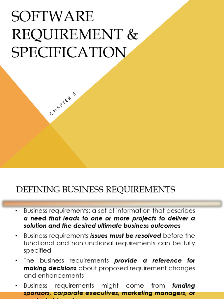 Business Requirements in Software Projects | PDF | Scope (Computer ...