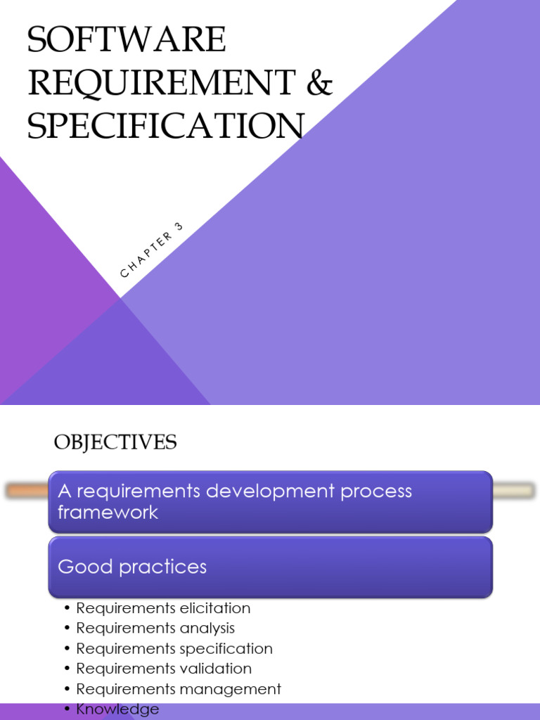 Chapter 3 - Good Practices For Requirements Engineering | PDF | Use Case | Specification ...