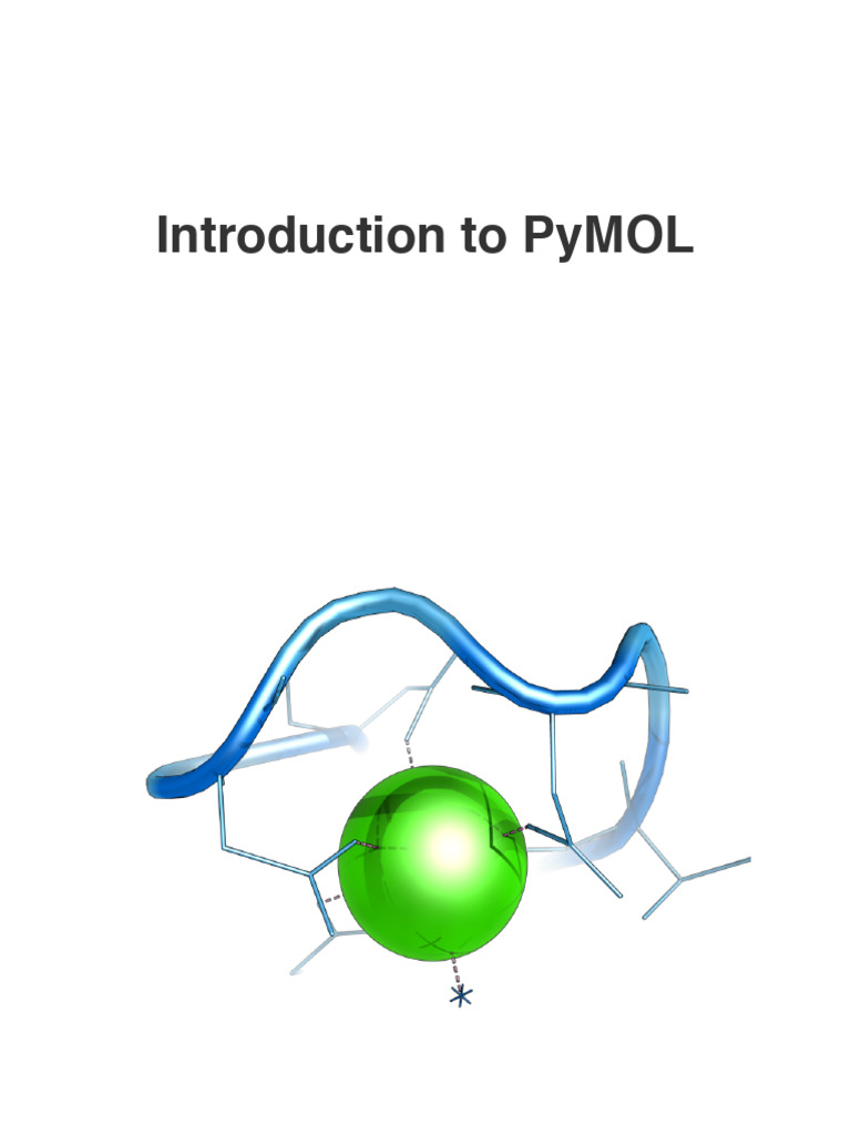 Introduction To Pymol Pdf Image Resolution Pixel
