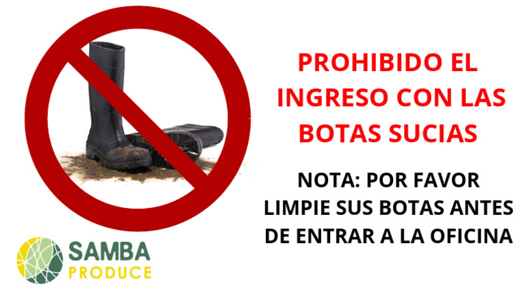 Prohibido El Ingreso Con Las Botas Sucias | PDF