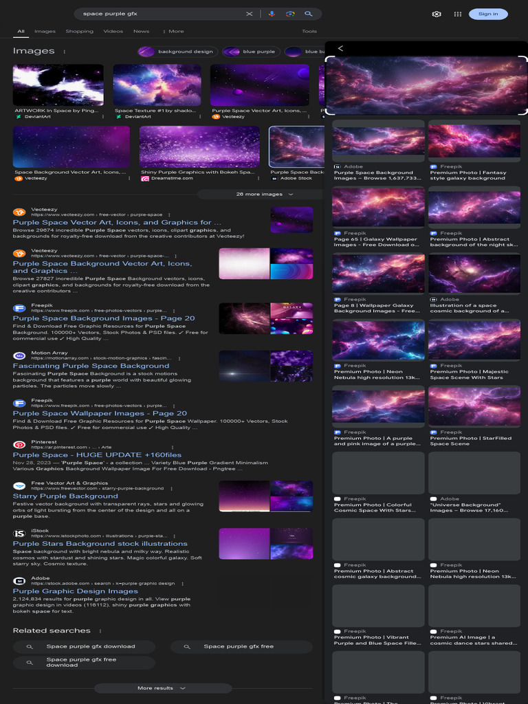 Space Purple GFX - Google Search | PDF | Adobe Photoshop