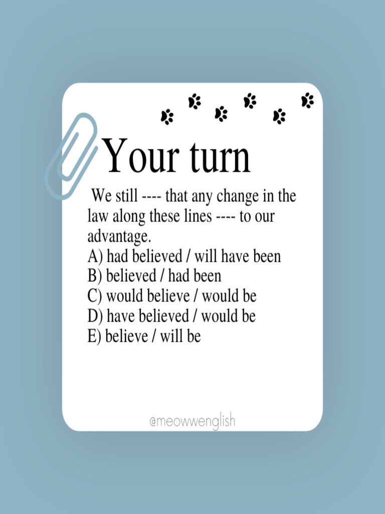 Grammar Questions Tenses | PDF