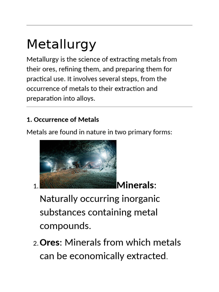 Metallurgy | PDF | Metals | Aluminium