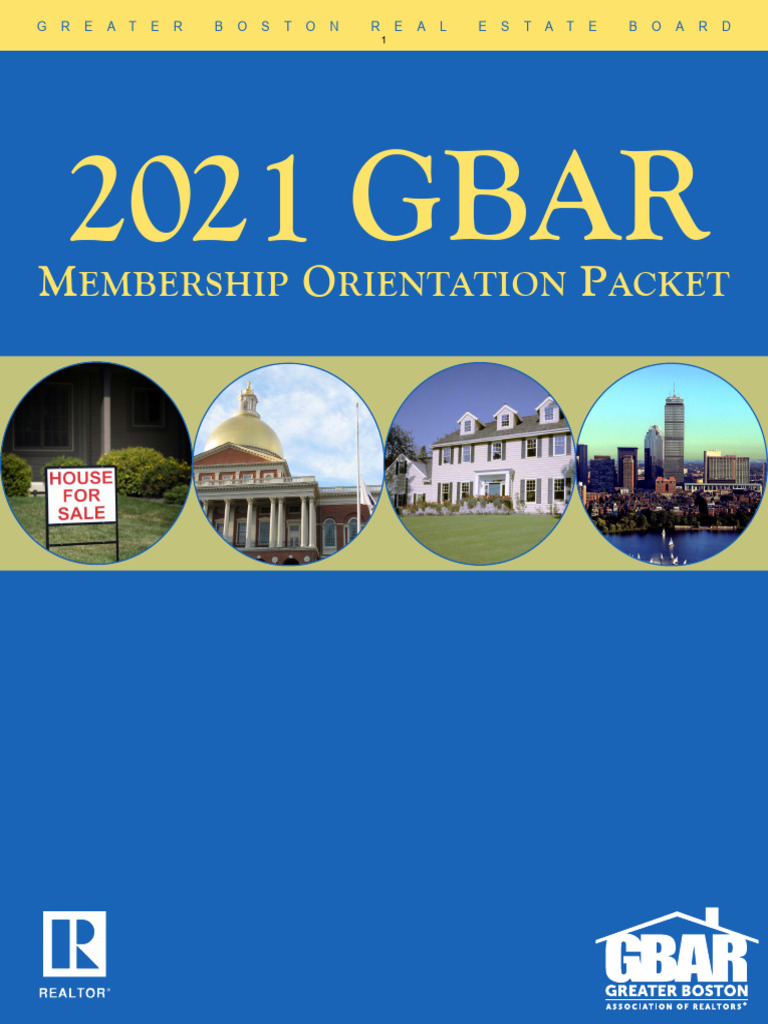 2021 GBAR New Member Orientation Binder | PDF | Law Of Agency