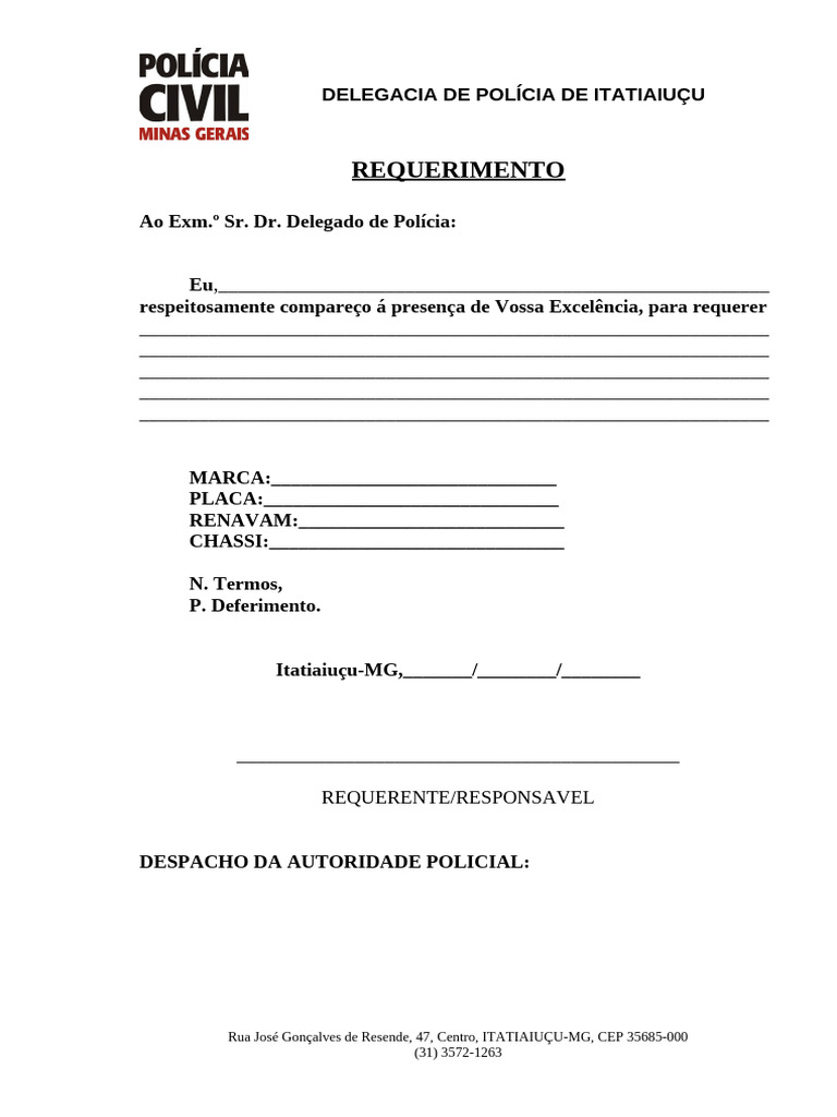 REQUERIMENTO | PDF