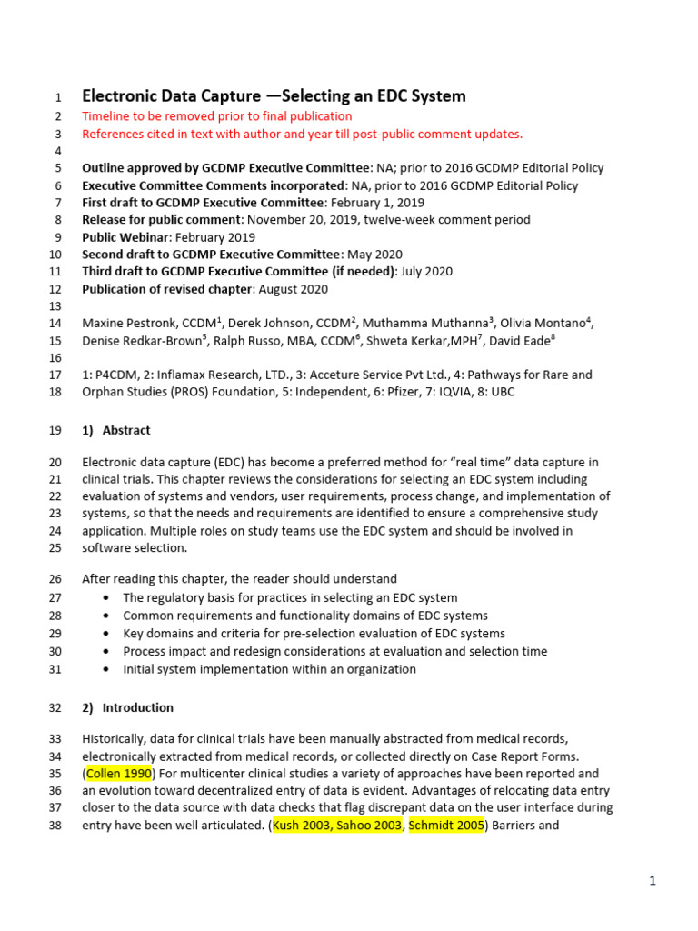 Electronic Data Capture Selecting An Edc System 3 76 Recommendations ...