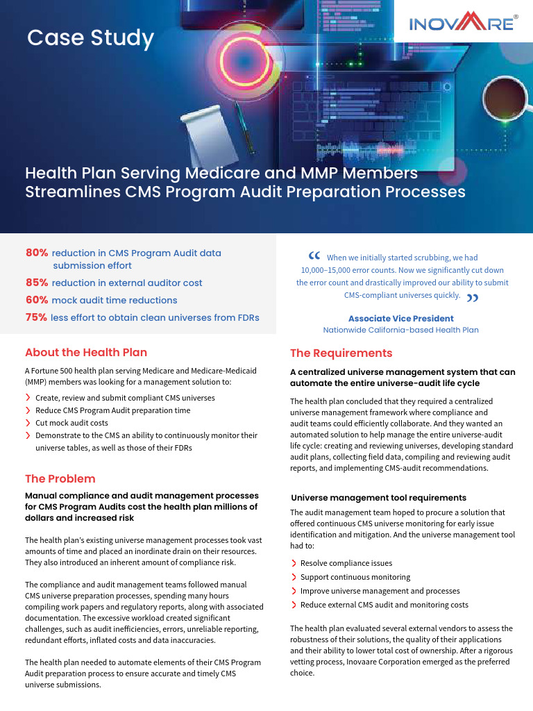 Universe-Management Medicare and MMP Members | PDF | Audit | Regulatory ...