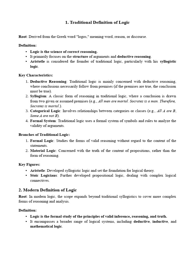 Logic 1 PDF Logic Mathematical Logic
