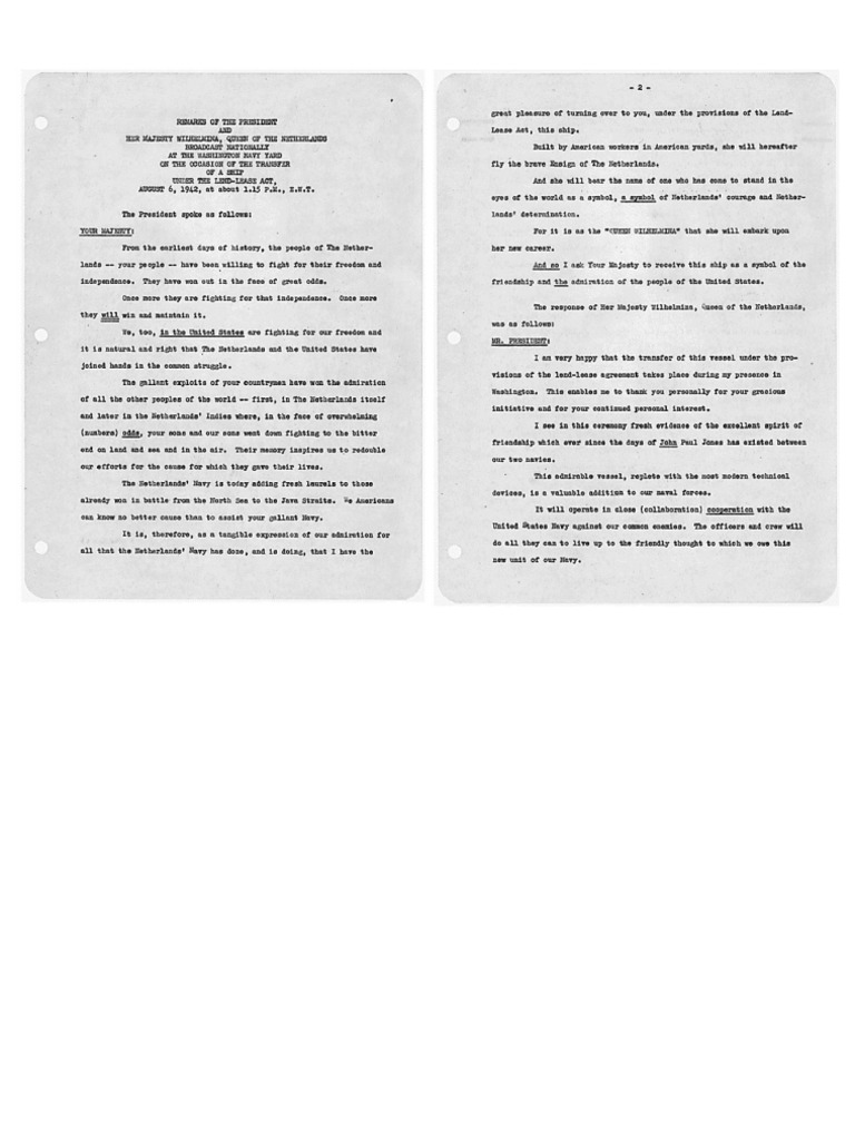 Lend Lease Primary Source Analysis | PDF