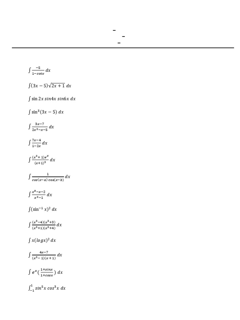 Ra - Integrals | PDF