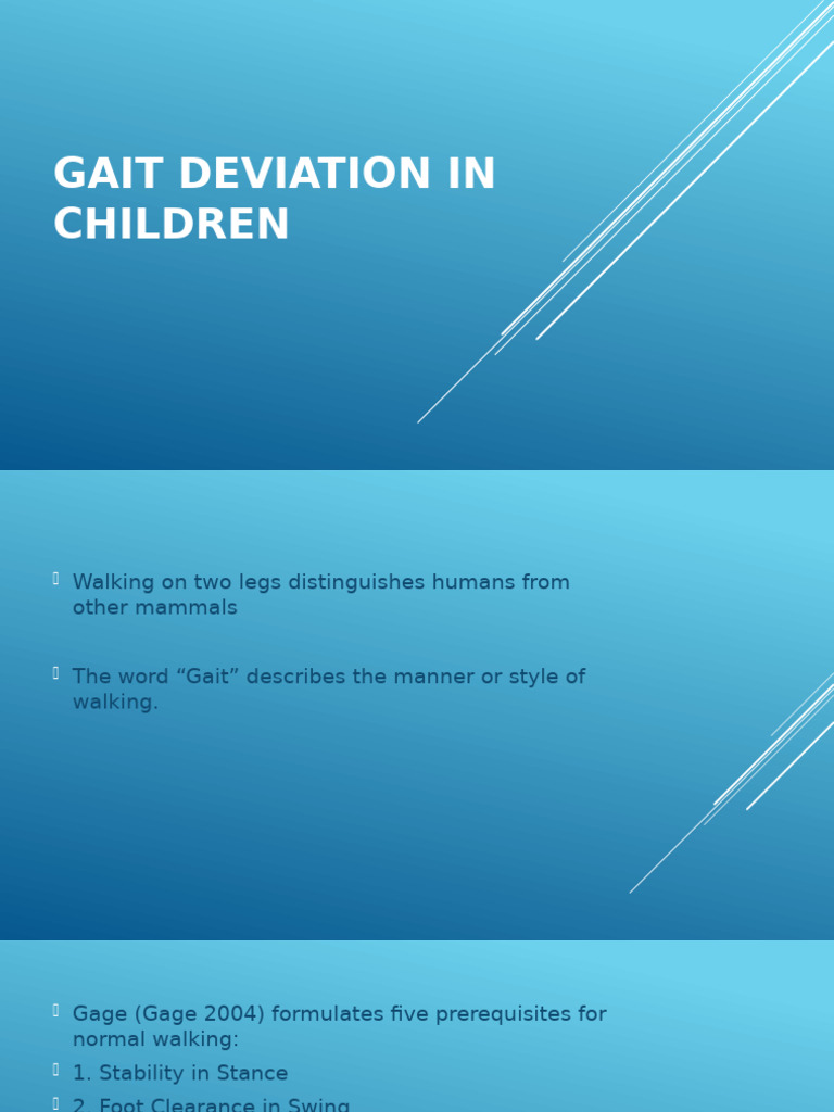 GAIT Deviation in Children 1_11136_Pediatrics-T_21!01!2021 | PDF | Foot ...