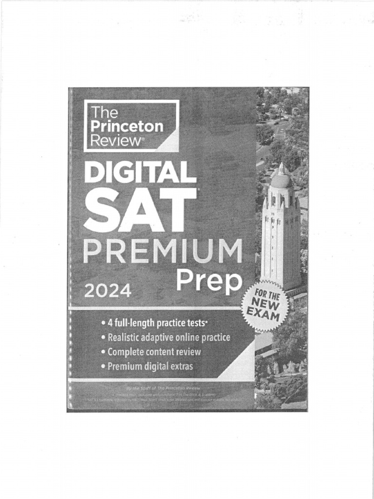 MATH Digital SAT Premium Prep The Princeton Review Math Explanations | PDF
