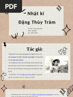 Bài Thuyết Trình Về Nhật Ký Đặng Thùy Trâm | PDF