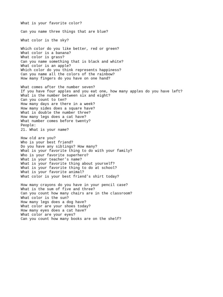 Break The Ice Questions | PDF