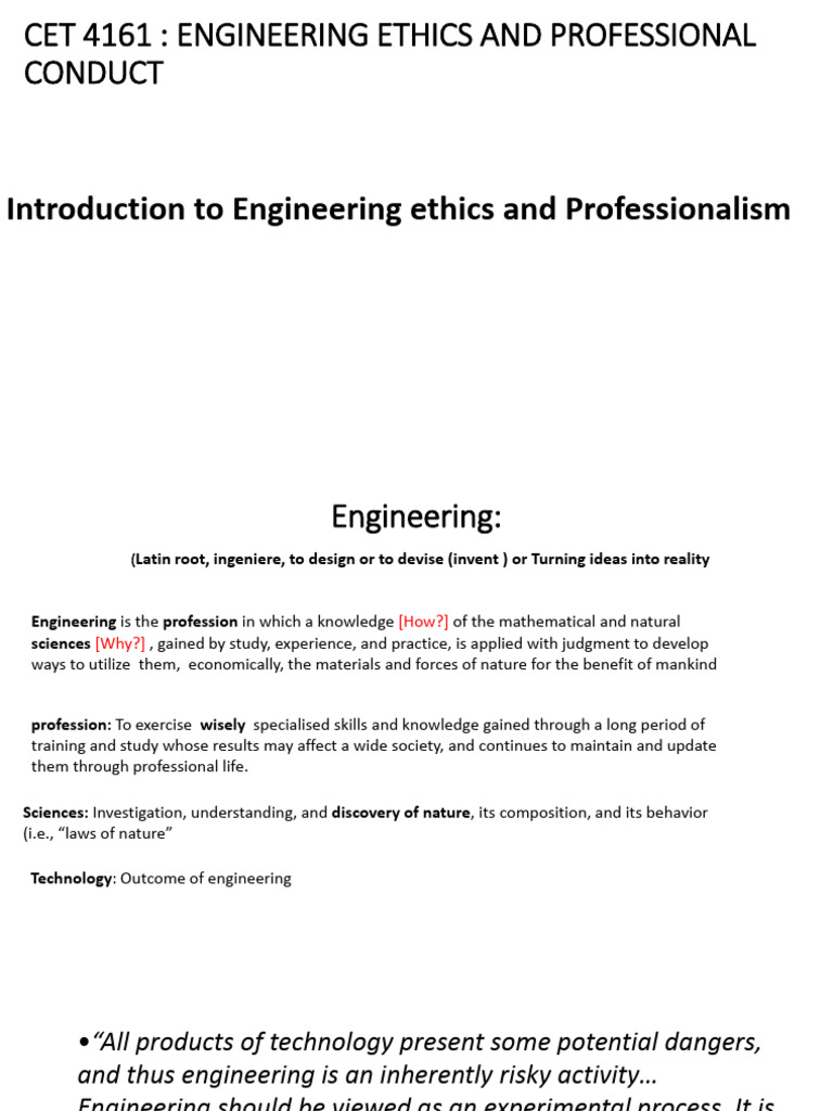 Lecture2 Engineering Ethics and Professional Conduct | PDF | Morality | Intuition