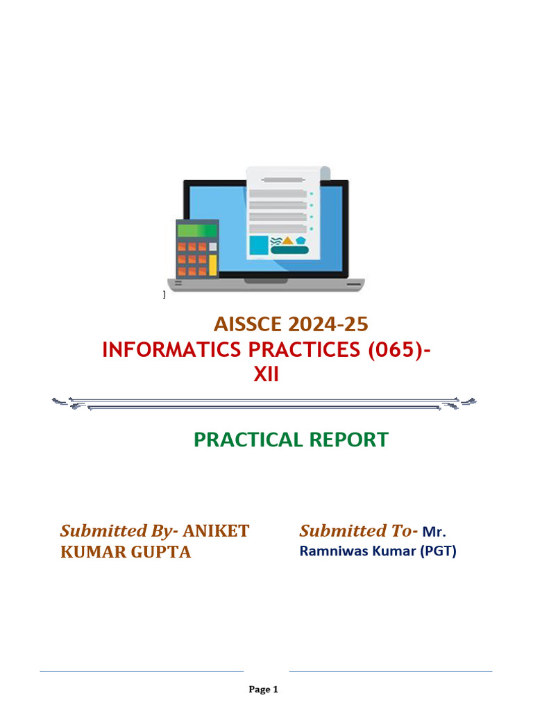 Ip Project Part 1 (Editable) | PDF