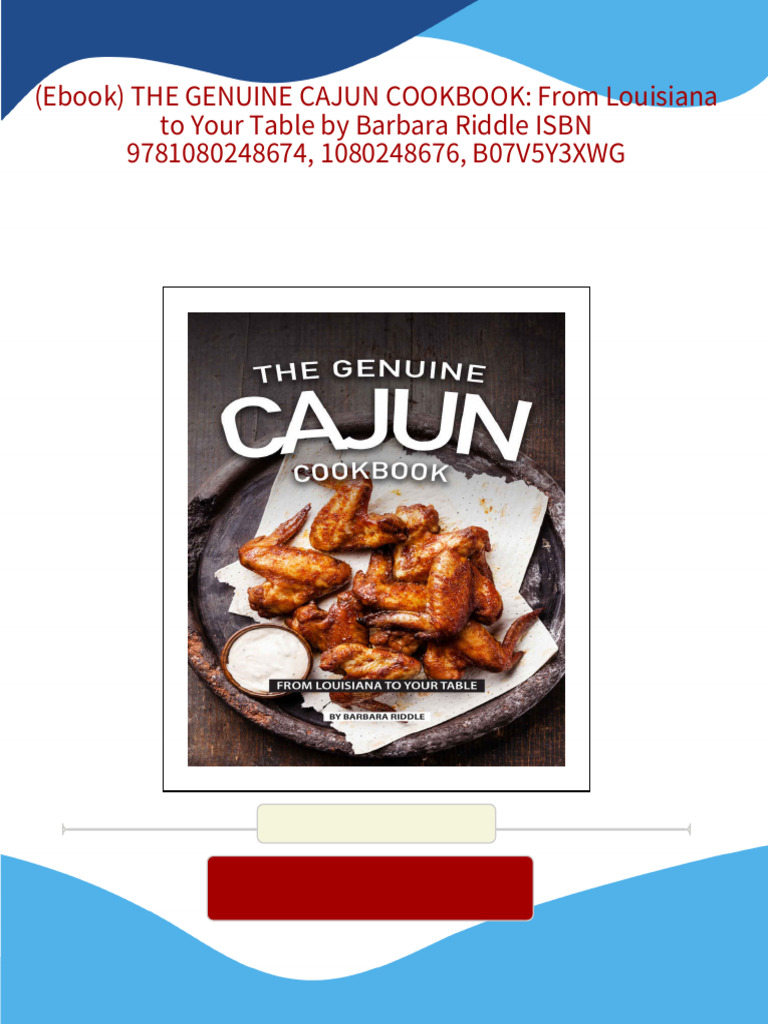 Genuine Cajun Cookbook eBook Download | PDF | Cajun Cuisine | Cuisine