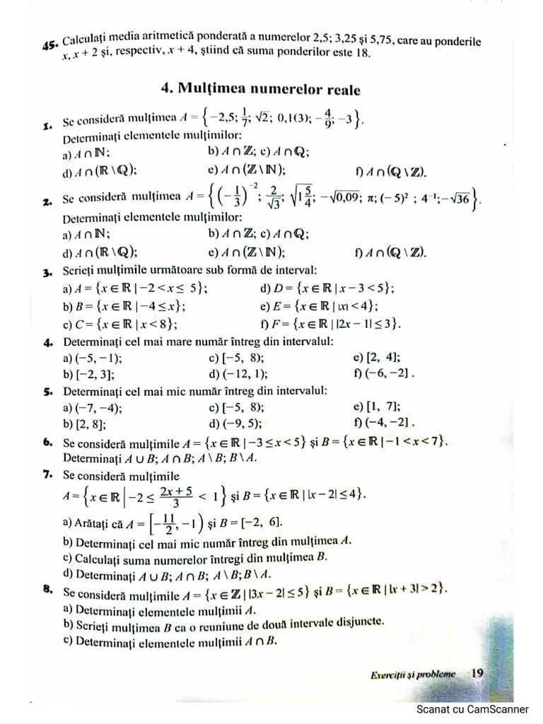 Multimea NR Reale | PDF