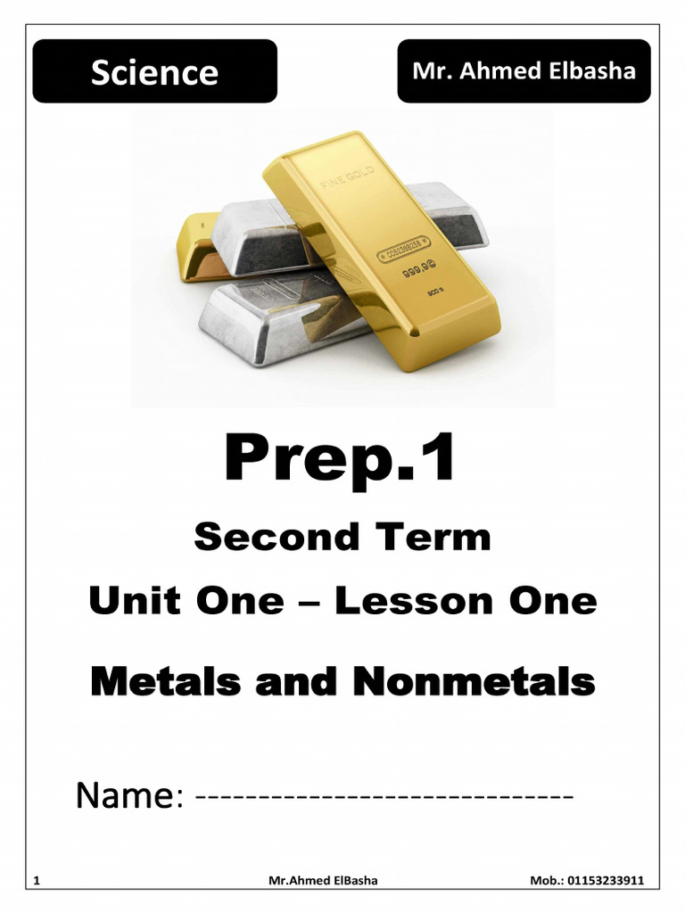 Prep.1 Unit One - Lesson One 2nd term 2025 | PDF