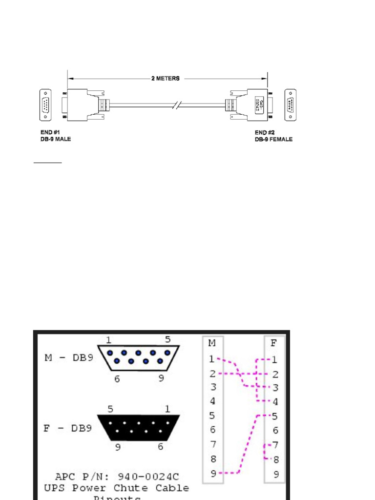 UPS-Link Cable Pin Connections | PDF