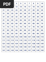 Tabela de Números de 1 a 1000 | PDF