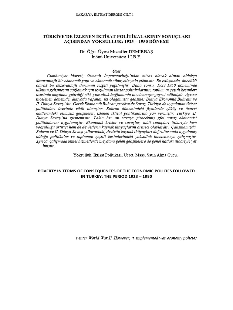 T - RK - Ye - de - Zlenen - KT - Sat Pol - T - Kalarinin Sonu - Lari A - Isindan Yoksulluk ...