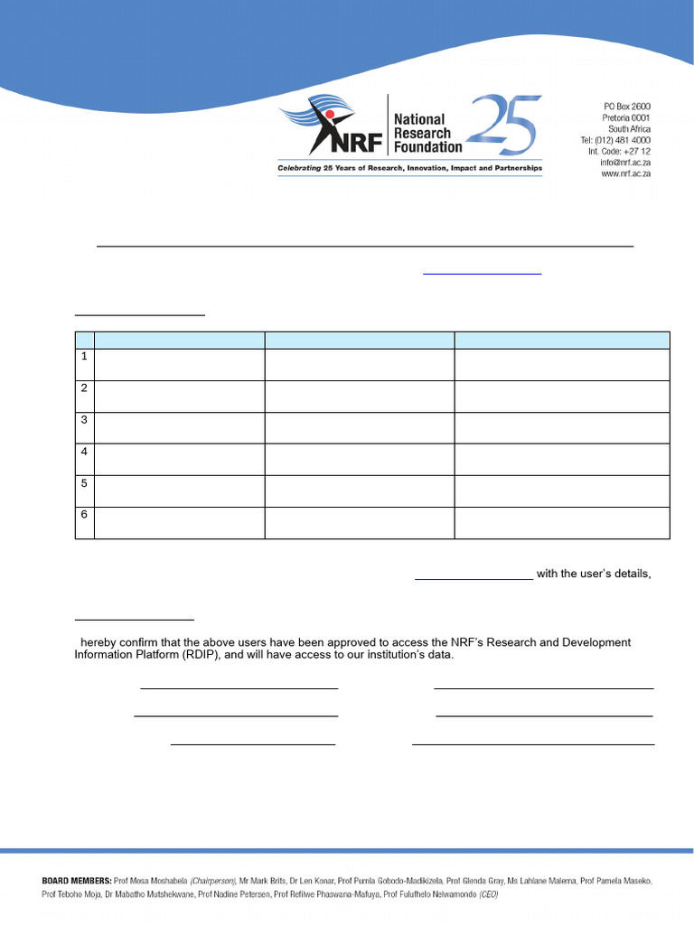 Institutional-Access-to-RDIP | PDF