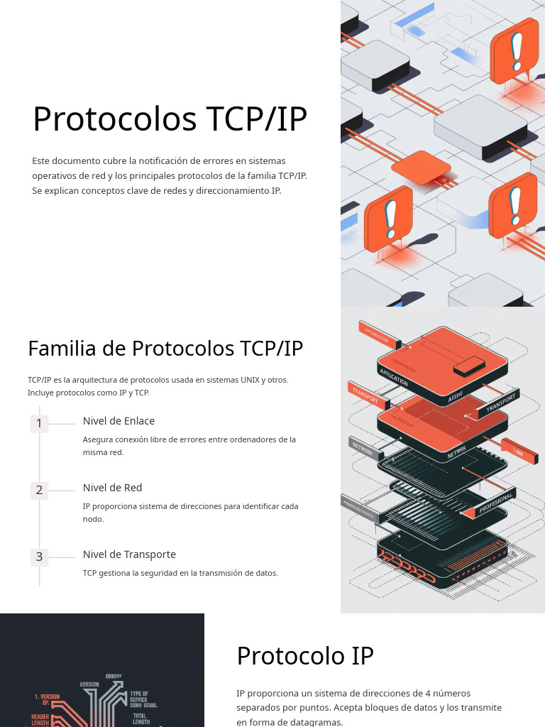 Guía de Protocolos TCP/IP para Redes | PDF | Protocolos de internet | Protocolo de Control de ...