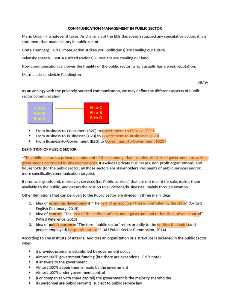 Communication Management in The Public Sector | PDF | Social Capital ...